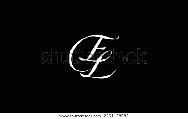 Letter El Logo Icon Design Template Stock Vector (Royalty Free ...