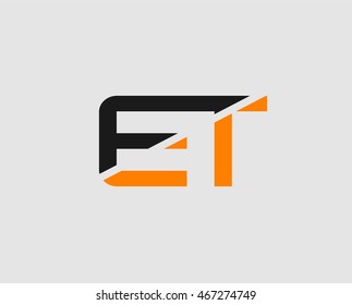 Letter Et Logo Stock Vector (Royalty Free) 467274749 | Shutterstock