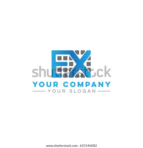 Letter Ex Logo Vector: เวกเตอร์สต็อก (ปลอดค่าลิขสิทธิ์) 625546082 ...