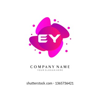 Letter Ey Logo Vector Concept Design Stock Vector (Royalty Free ...