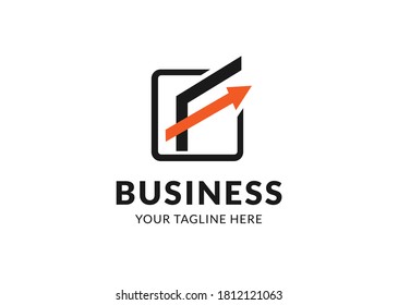 Letter F Arrow Logo Vector Illustration Stock Vector (Royalty Free ...