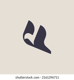 Letter F Bird Logo Vector Icon Stock Vector (Royalty Free) 2161296711 ...