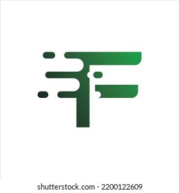 Letter F Logo Vector Fast Template Stock Vector (Royalty Free ...