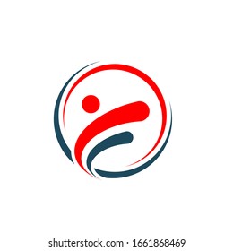 F People Logo Vector Modern Template Stock Vector (Royalty Free) 1661862415