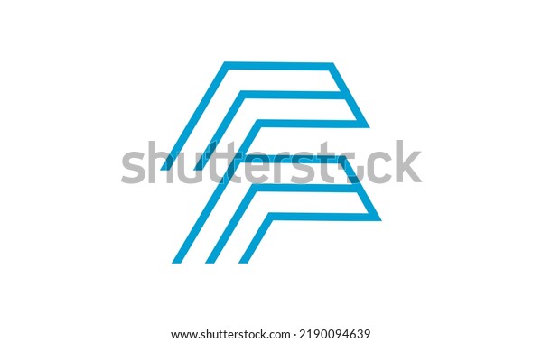 letra FA símbolo de logotipo gráfico: vector de stock (libre de ...