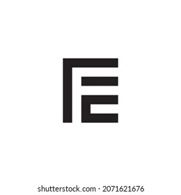 Letter Ffe Fe Ef F E Stock Vector (Royalty Free) 2071621676 | Shutterstock