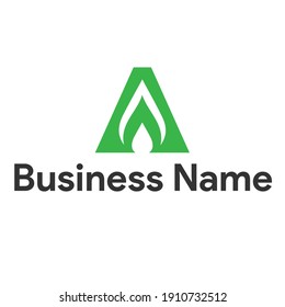 Letter Flame Minimal Logo Vector Stock Vector (Royalty Free) 1910732512 ...