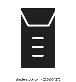 Letter Folder Icon Illustration Envelope Vector Stock Vector (Royalty ...