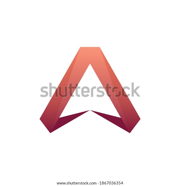 Letter Forms Arrow Icon Abstract Arrow Stock Vector (Royalty Free ...