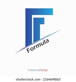 Letter Formula Logo Icon Design Template Stock Vector (Royalty Free ...