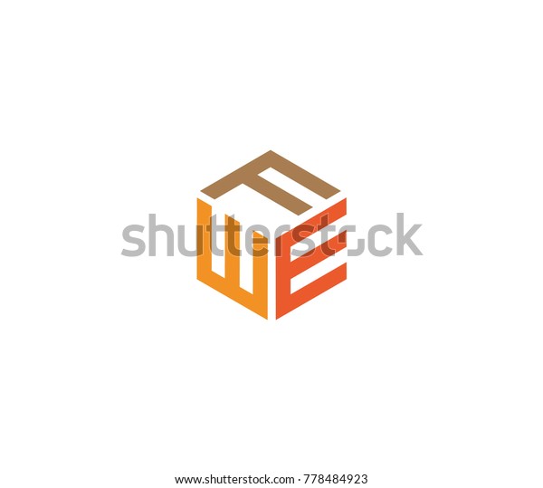 Letter Fwe Logo Three Letter Icon Stock Vector (Royalty Free) 778484923 ...