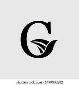 Letter G Bird Logo Stock Vector (Royalty Free) 1499303282 | Shutterstock