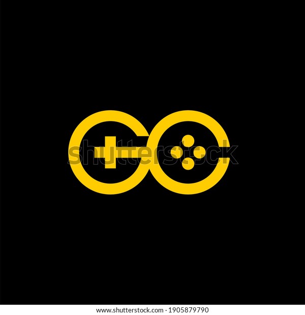Letter G C Game Logo Design Stock Vector (Royalty Free) 1905879790 ...