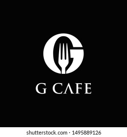Letter G G Cafe Negative Space Stock Vector (Royalty Free) 1495889126 ...