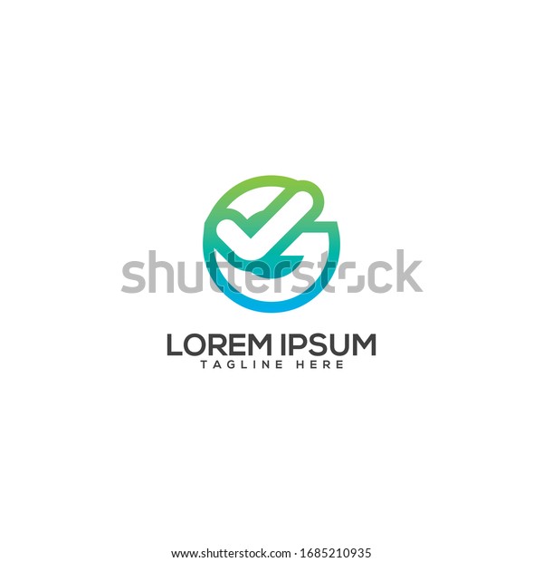 Vektor Stok Letter G Check Mark Logo Icon (Tanpa Royalti) 1685210935 | Shutterstock