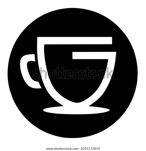 Letter G Coffee Cup Logo Design Stock Vector (Royalty Free) 2035172819 ...