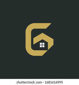 Letter G Construction Building Logo Vector Stock Vector (Royalty Free ...