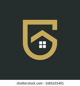 Letter G Construction Building Logo Vector Stock Vector (Royalty Free ...