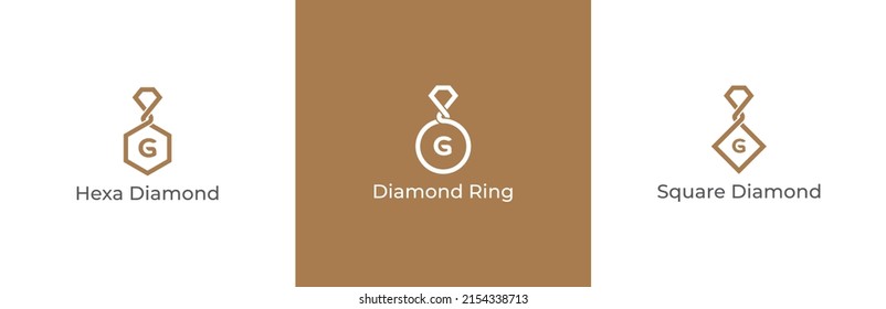 Letter G Diamond Logo Concept Sign Stock Vector (Royalty Free ...