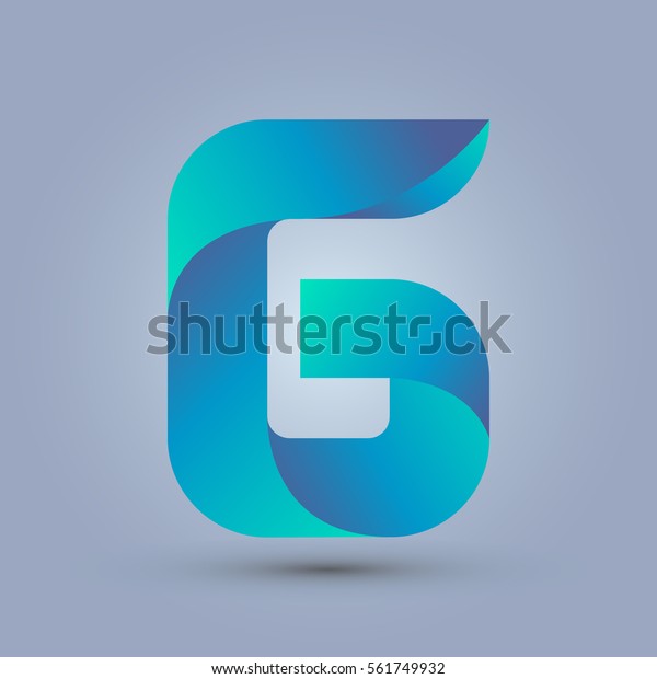 Letter G Icon Logo Template New Stock Vector (Royalty Free) 561749932