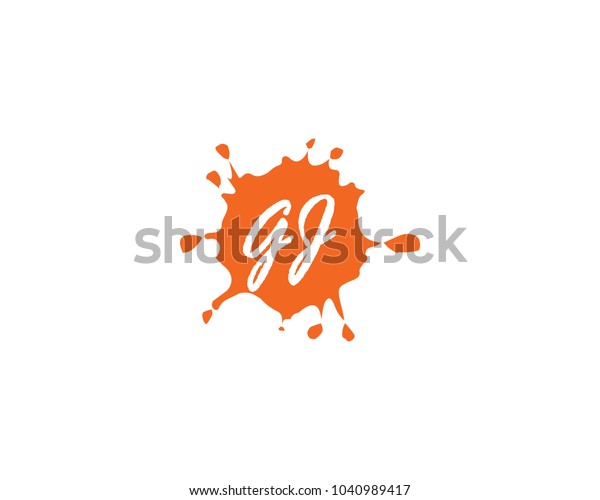 Letter G J Logo Vector Stock Vector (Royalty Free) 1040989417 ...