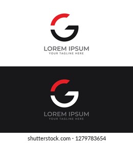Letter G Logo Abstract Bold Symbol Stock Vector (Royalty Free) 1279783654