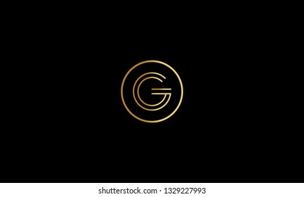 Letter G Logo Circle Frame Logo Stock Vector (Royalty Free) 1329227993 ...