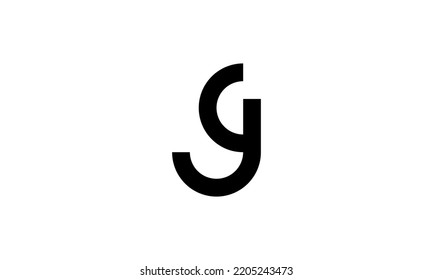 Letter G Logo Design Initial G Stock Vector (Royalty Free) 2205243473 ...