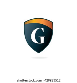 Letter G Logo Security Shield Guard Stock Vector (Royalty Free ...