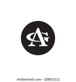Letter G Monogram Circle Logo Stock Vector (Royalty Free) 328015112 ...