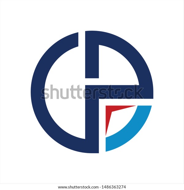 Letter G P Vector Logo Stock Vector (Royalty Free) 1486363274 ...
