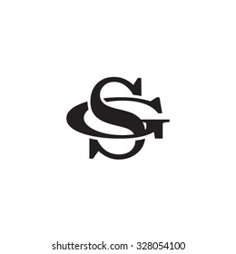 Letter G S Monogram Logo Stock Vector (Royalty Free) 328054100 ...
