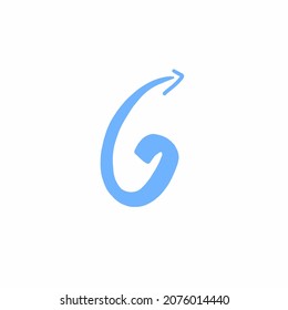Letter G Shape Logo Design Vector Stock Vector (Royalty Free ...