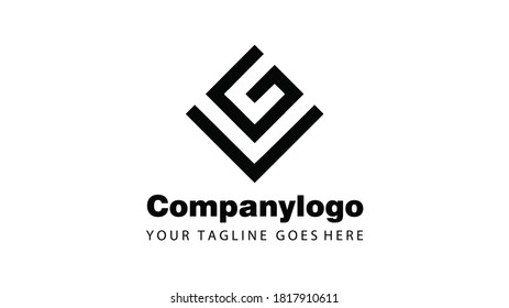 Letter G Simple Logo Design Stock Vector (Royalty Free) 1817910611 ...