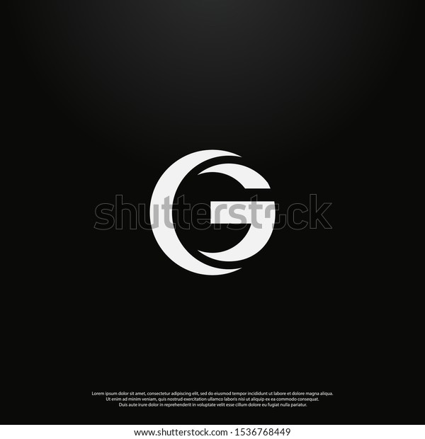 Letter G Simple Logo Icon Monogram Stock Vector (Royalty Free ...