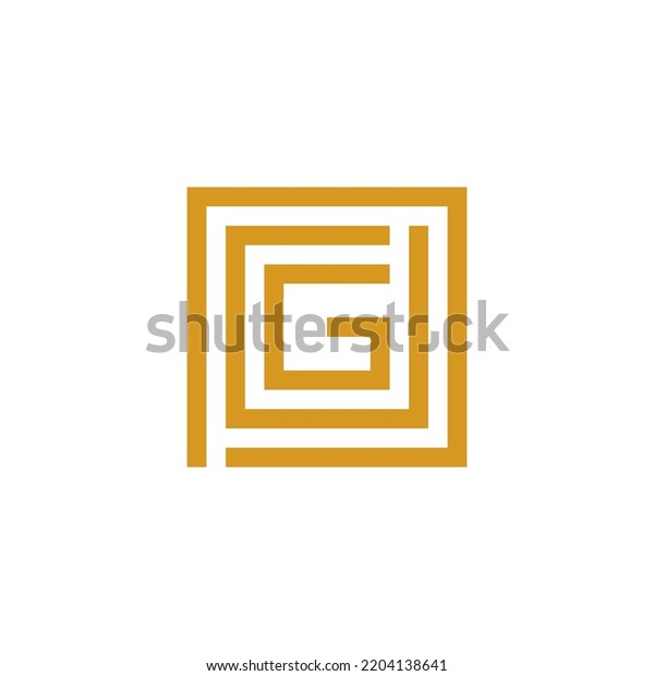 Letter G Square Logo Design Vector Stock Vector (Royalty Free ... Letter G Square Logo Design Vector Stock Vector (Royalty Free ...