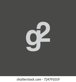 Letter G2 Logo Element Design Stock Vector (Royalty Free) 724791019 ...
