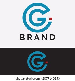 Letter Gci Line Logo Vector Stock Vector (Royalty Free) 2077143253 ...