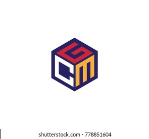 Letter Gcm Logo Three Letter Icon Stock Vector (Royalty Free) 778851604 ...