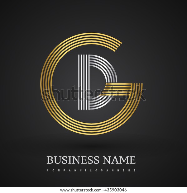 Letter Gd Dg Linked Logo Design Stock Vector (Royalty Free) 435903046 ...