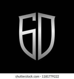 Letter Gd Initial Logo Design Vector Stock Vector (Royalty Free ...