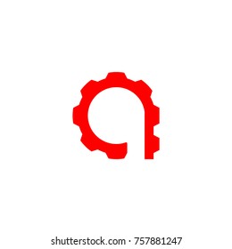 Letter Gear Logo Design Stock Vector (Royalty Free) 757881247 ...