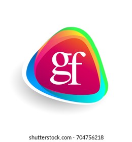 Letter Gi Logo Triangle Shape Colorful Stock Vector (Royalty Free ...