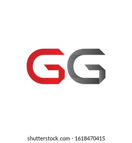 Letter Gg Linked Logo Vector Template Stock Vector (Royalty Free ...