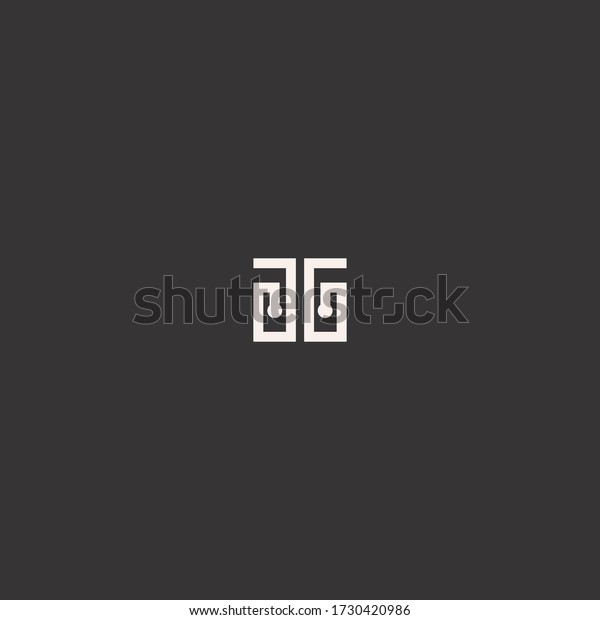 Letter Gg Tech Logo Icon Template Stock Vector (Royalty Free ...
