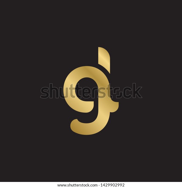Letter Gl Linked Lowercase Logo Design Stock Vector (Royalty Free ...