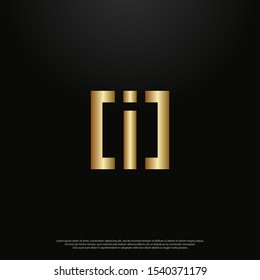 Letter Gold Logo Icon Monogram Design Stock Vector (Royalty Free ...