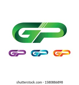 Letter Gp Logo Monogram Gp Icon Stock Vector (Royalty Free) 1580886898 ...