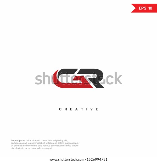 Letter Gr Arrow Modern Logo Icon Stock Vector (Royalty Free) 1526994731 ...