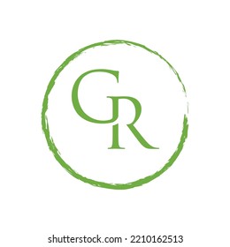 Letter Gr Logo Design Abstract Gr Stock Vector (Royalty Free ...
